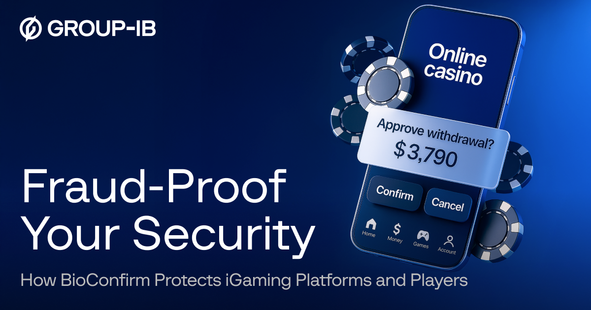 Fraud-Proof Your Security: How BioConfirm Protects iGaming Platforms and Players | Group-IB Blog