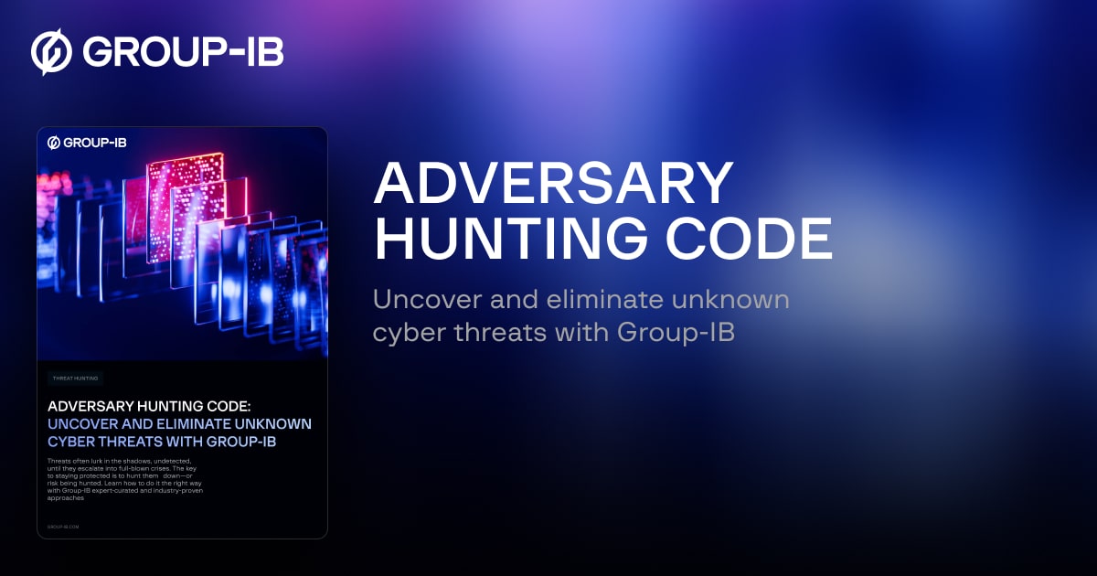 Adversary Hunting Code | Group-IB eGuide