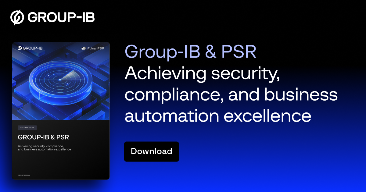 Group-IB x PSR IT Solutions | Group-IB