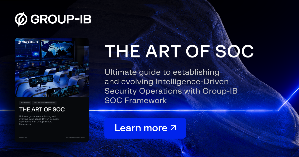Ultimate guide to establishing SOC | Group-IB eBook