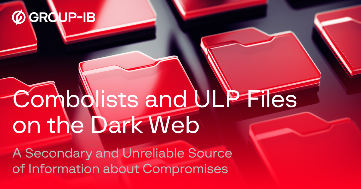 Combolists and ULP Files on the Dark Web: A Secondary and Unreliable ...