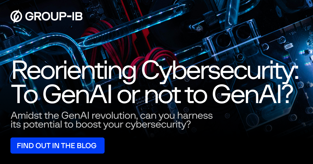 Reorienting Cybersecurity: To GenAI or not to GenAI? | Group-IB Blog
