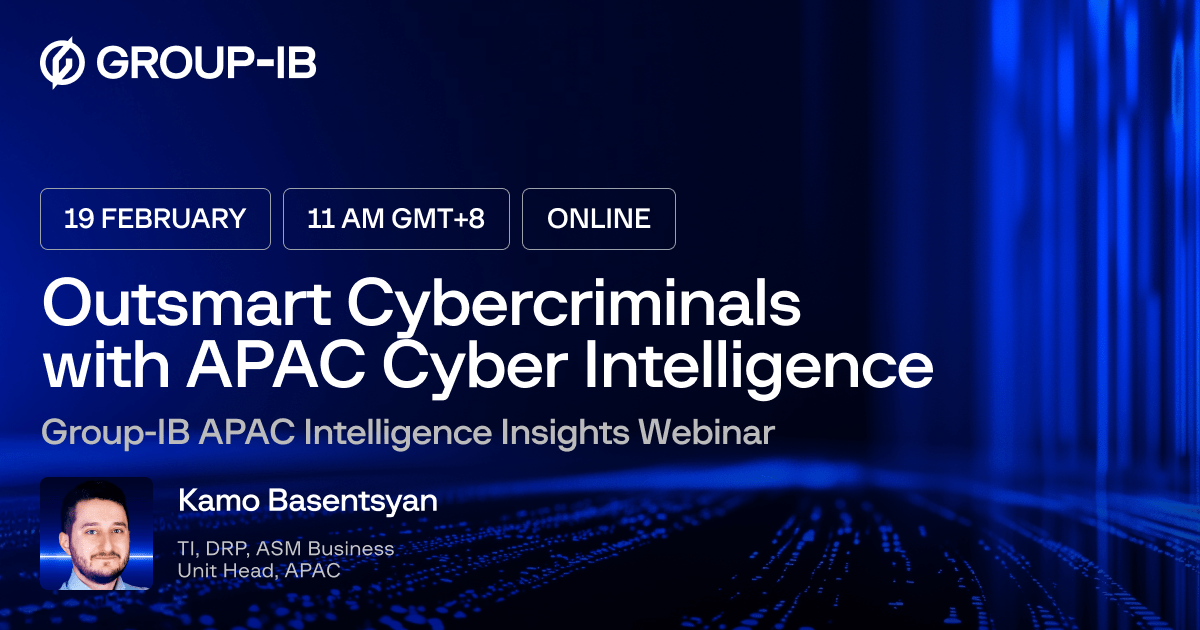 Outsmart Cybercriminals with APAC Cyber Intelligence | Group-IB
