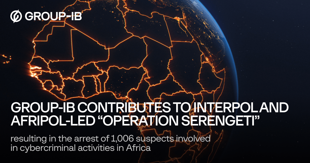 Group-IB contributes to “Operation Serengeti” | Group-IB