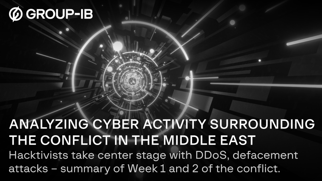 Analyzing cyber activity around the Middle East conflict | Group-IB