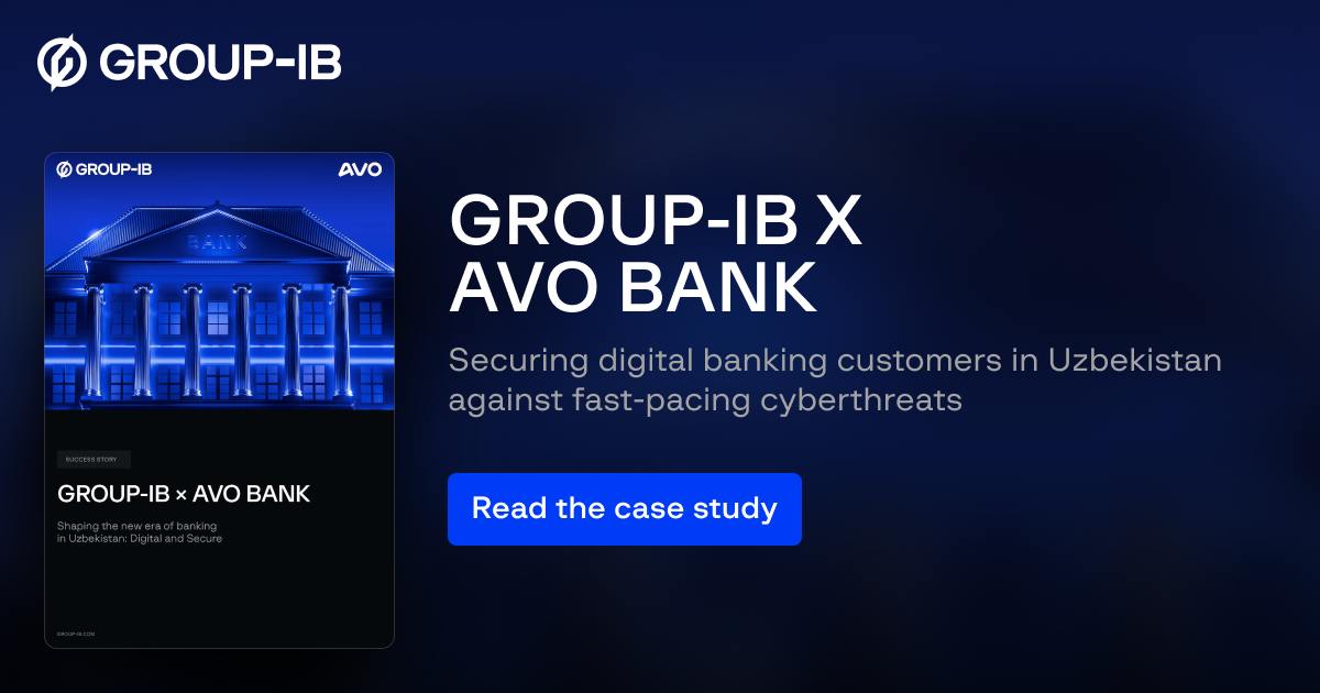 Group-IB x AVO bank | Group-IB