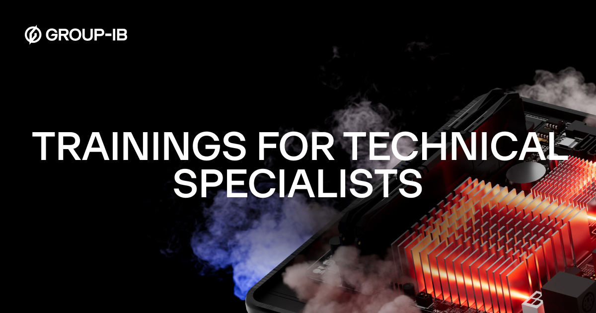 Cybersecurity Technical Trainings | Group-IB Cybersecurity Products
